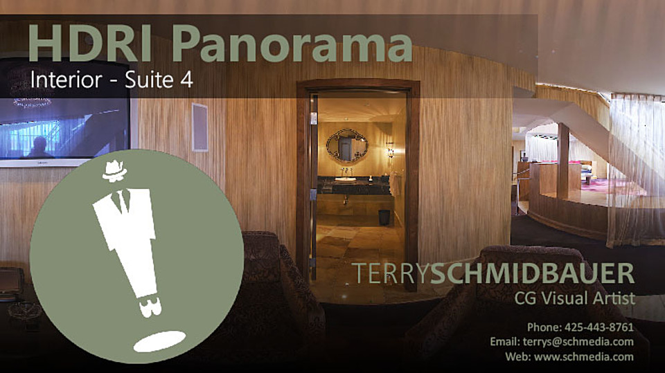 HDRI Panorama - Hotel Suite 4