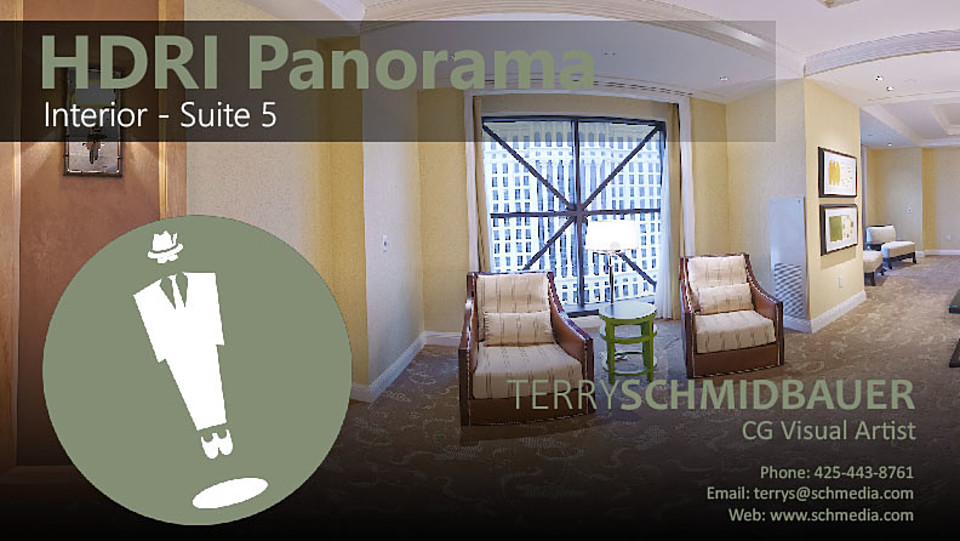 HDRI Panorama - Hotel Suite 5