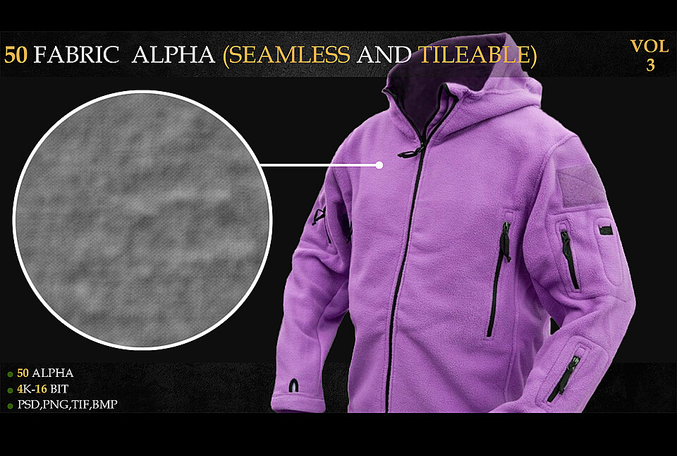50 FABRIC ALPHA (SEAMLESS AND TILEABLE)-VOL 3