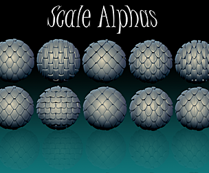 Tileable Scales Alpha