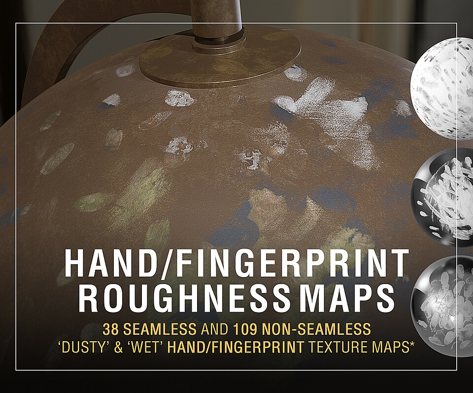 Hand & Fingerprint Roughness Maps