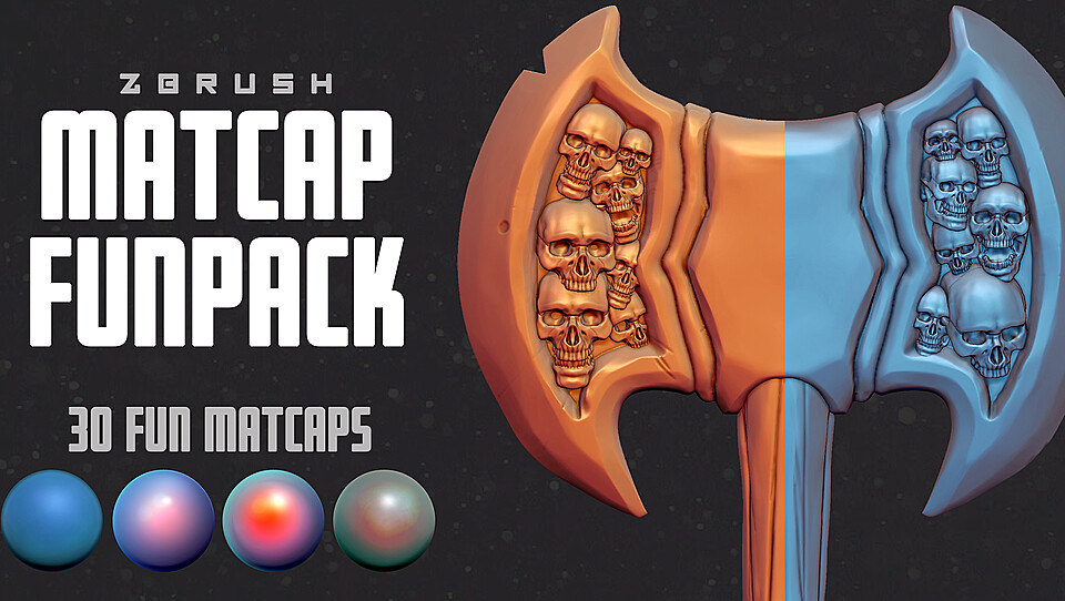 ZBrush Matcap Funpack