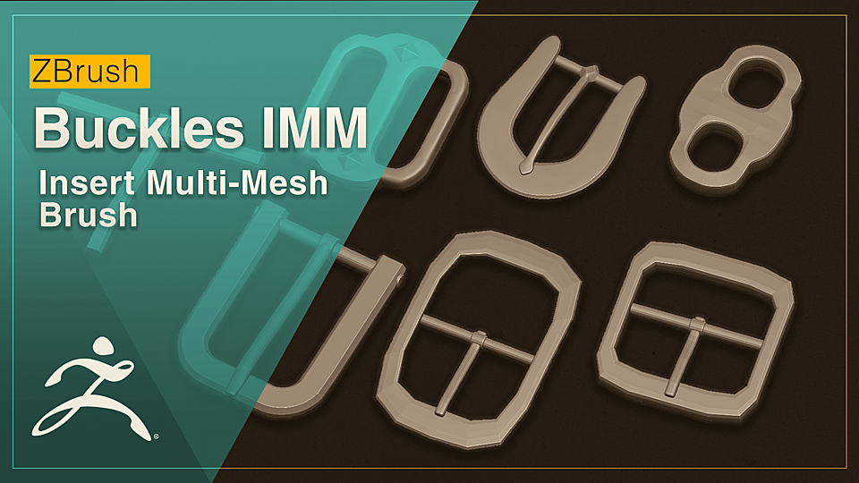 IMM Buckles for ZBrush