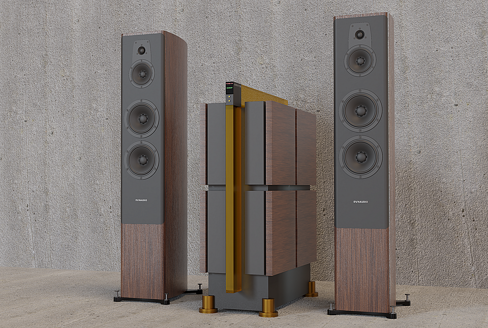 Dynaudio speakers and power amplifier