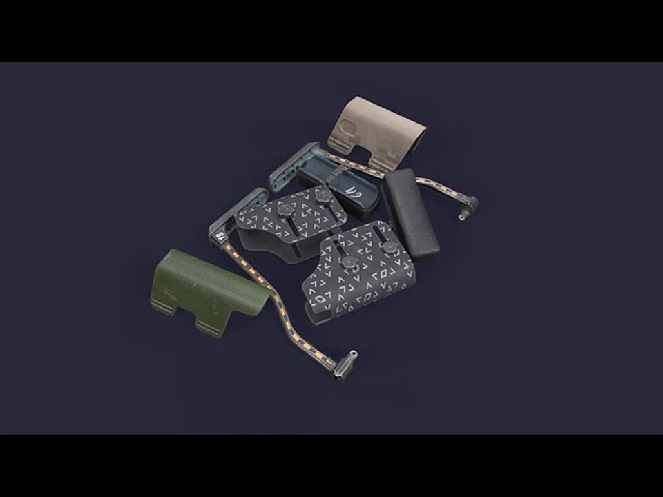 Stock Cheek Pad / Adjustable butt comb