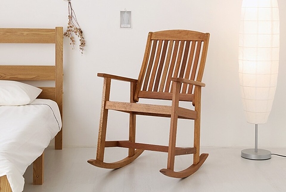 KEMIE Solid Wood Rocking Chair XL18159