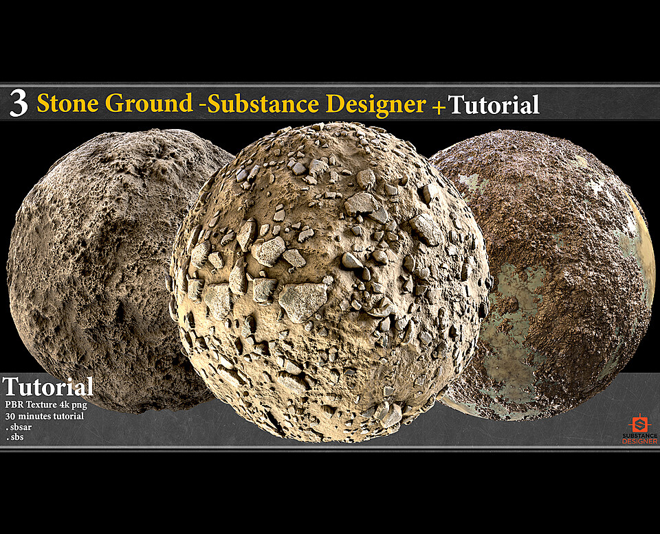 Stone Ground_Substance Designer + Tutorial