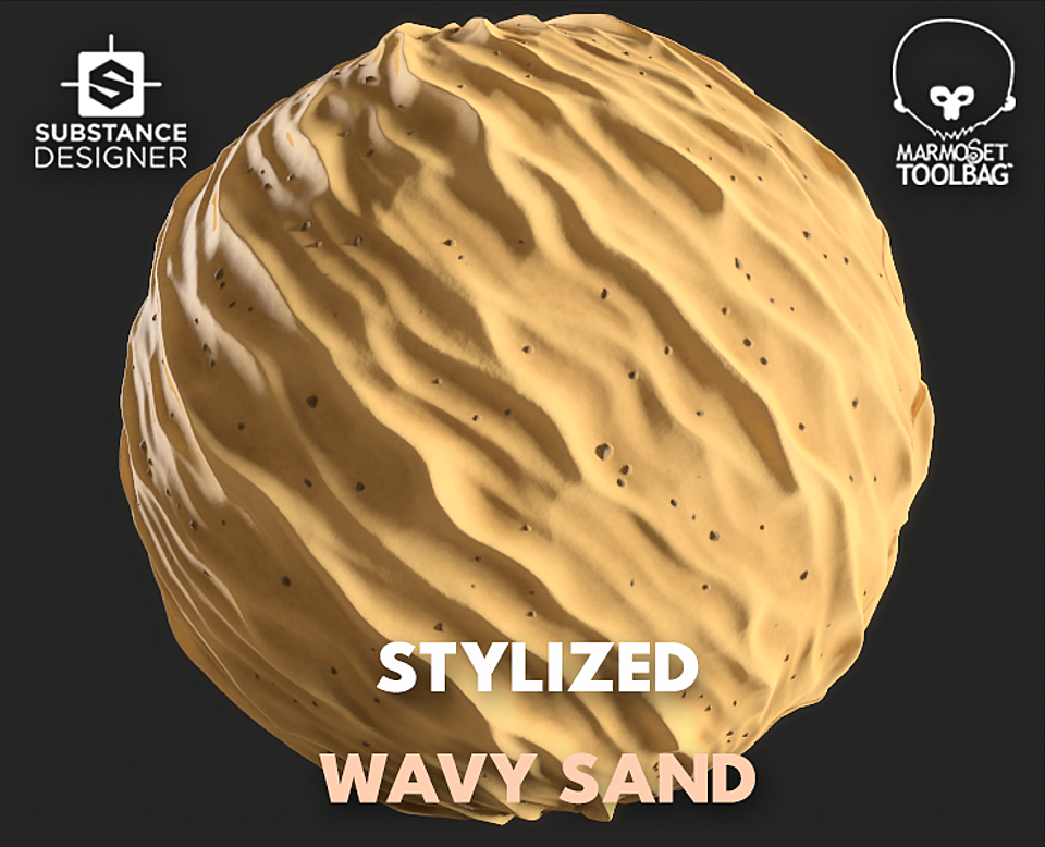 stylized wavy sand_01