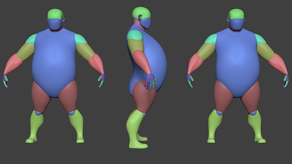 Stylized Male 2 Basemesh