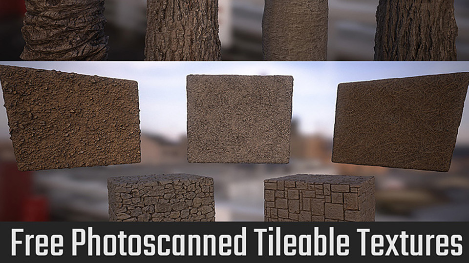 Free Photoscanned Tileable Textures