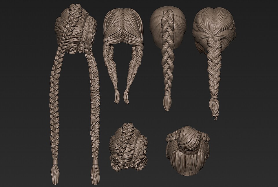 Female Hair Collection 1