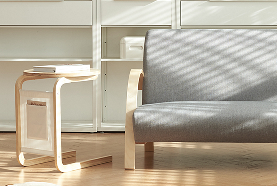 solid wood pocket side table