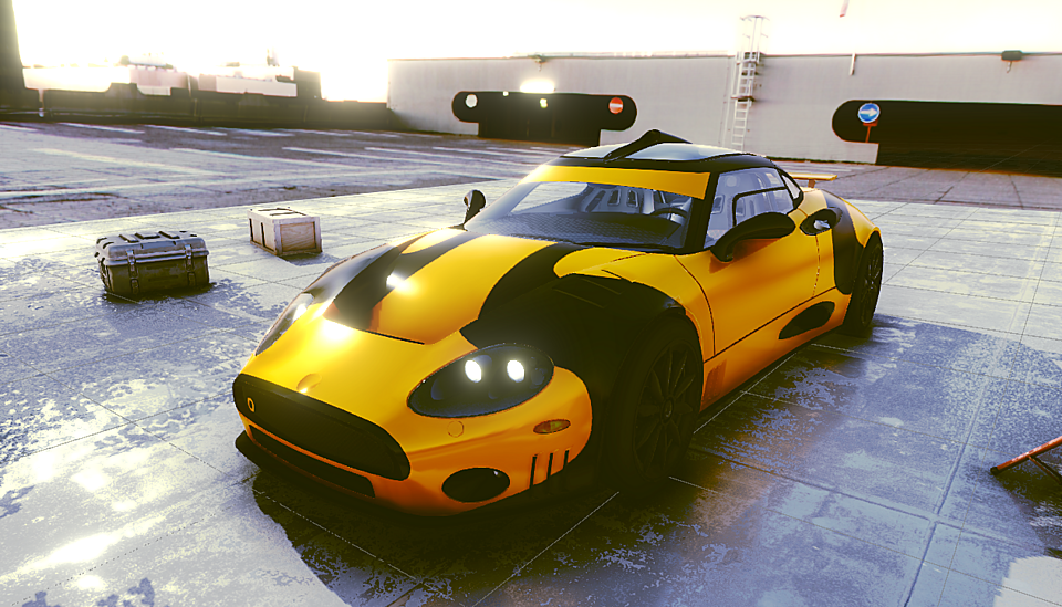 Spyker C8 Laviolette LM85 2010 with Engine Sounds