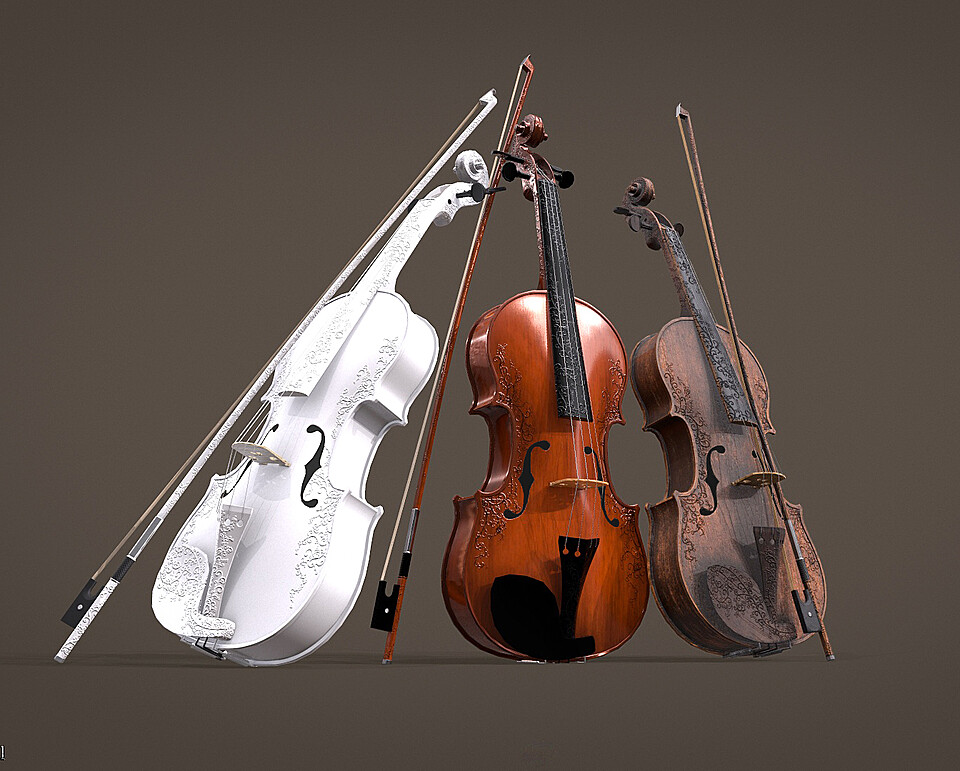 Violin (Game ready)