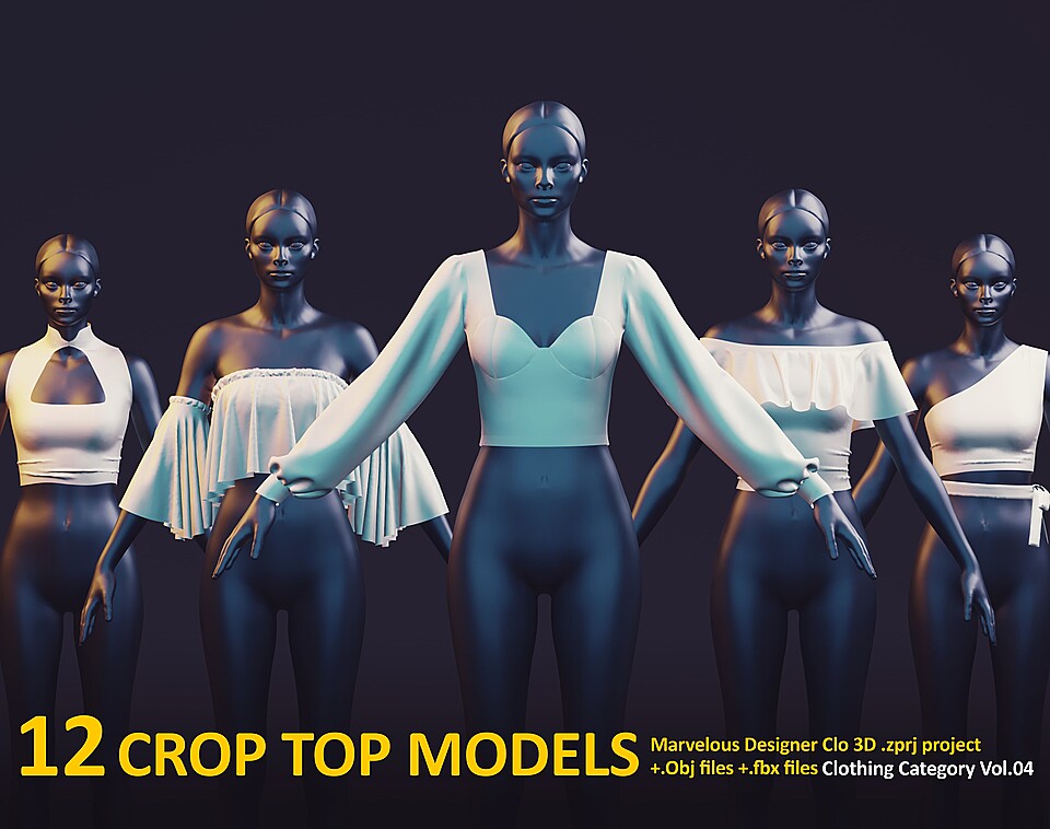 12 CROP TOP FOR FEMALE