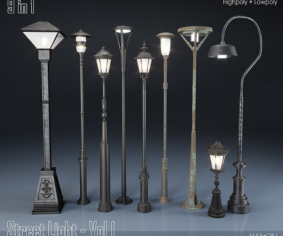 Street Light Set- Vol 01