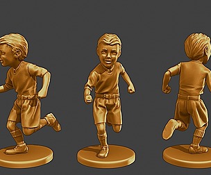 Little Boy Body Base Mesh