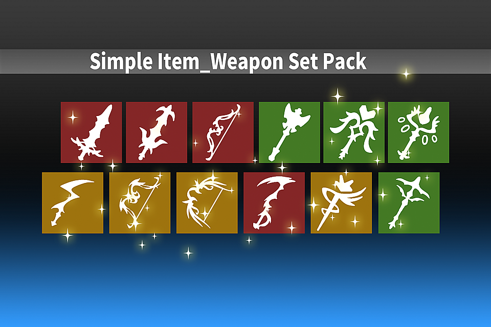 Simple Item_Weapon Set Pack