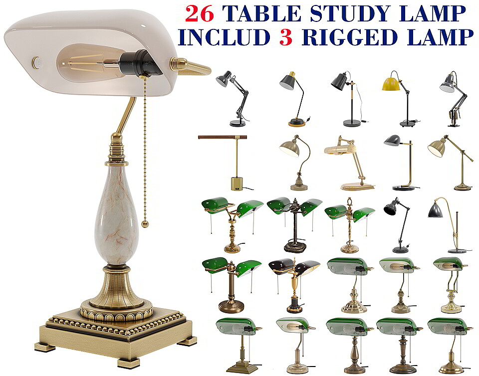 26 Table Study Light