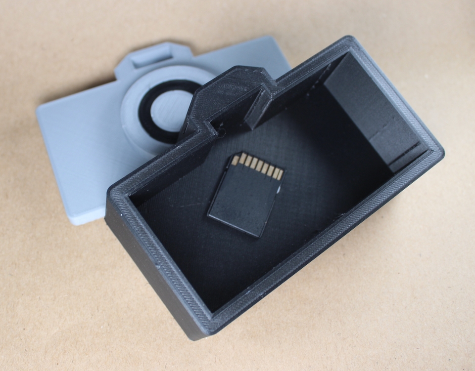 3D Camera Storage Box Container