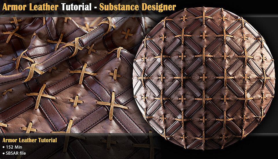 Armor Leather Tutorial - Substance Designer
