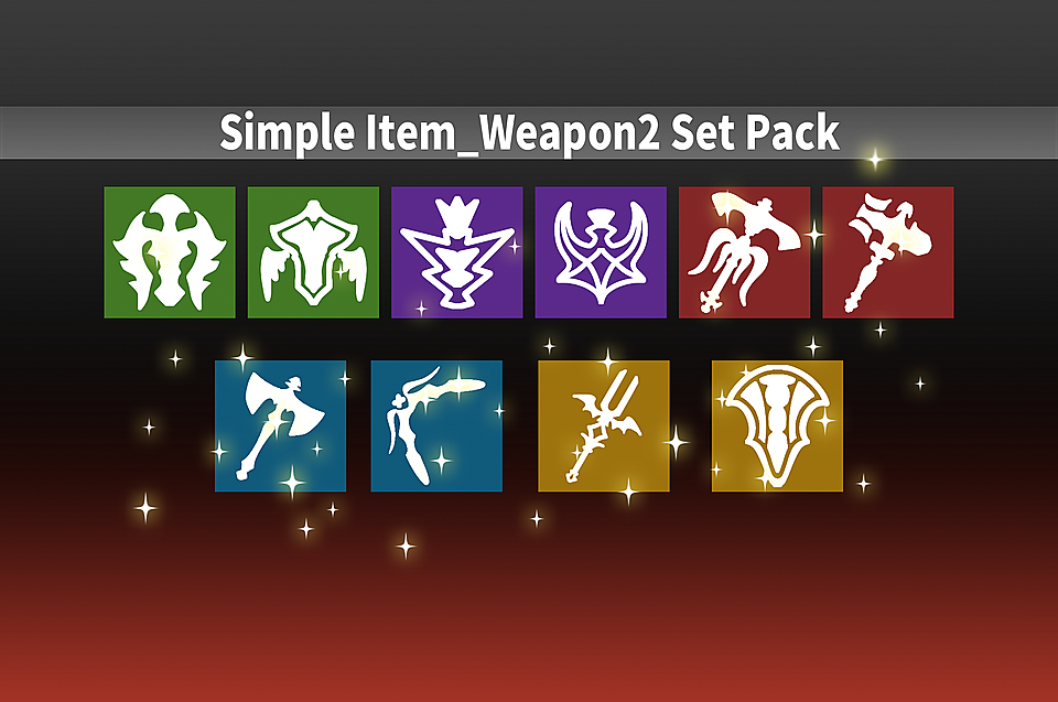 Simple Item_Weapon 2 Set Pack