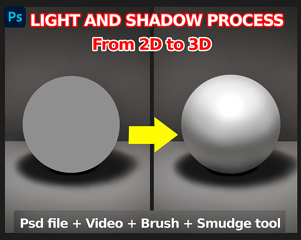 Light and Shadow process, from 2D to 3D