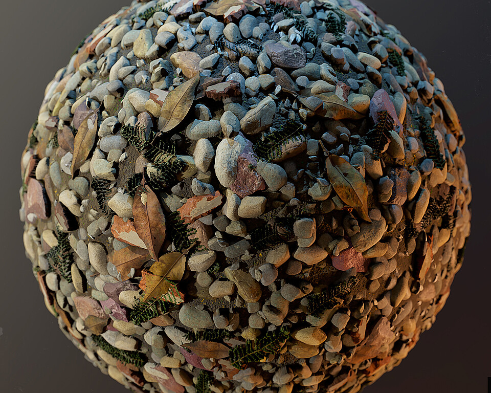 PBR - GROUND DEBRIS - 4K MATERIAL