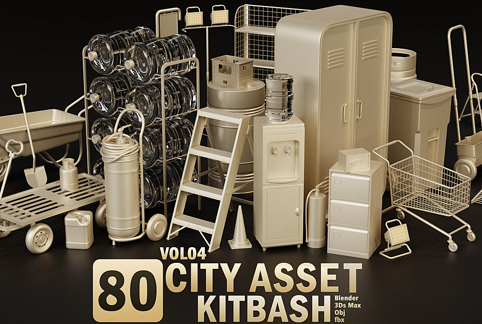 80 City Asset Kitbash