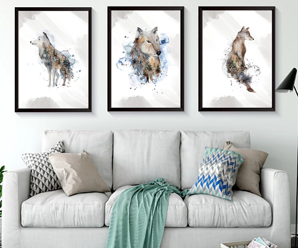 Wolf Wall Art | Wolf Wall Decor