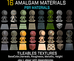 20 Metal Tileable Patterns