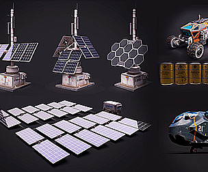 120 SCI-FI SPACE STATION KITBASH VOL 02