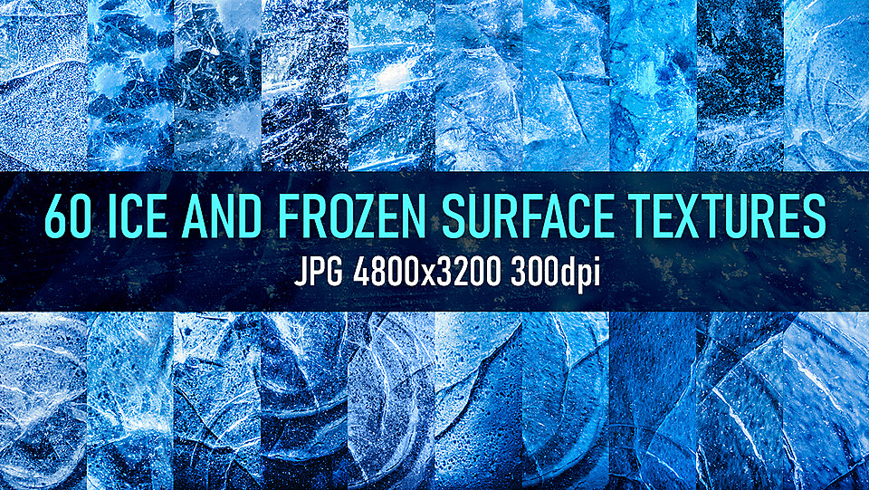 Ice frozen surface reference texture