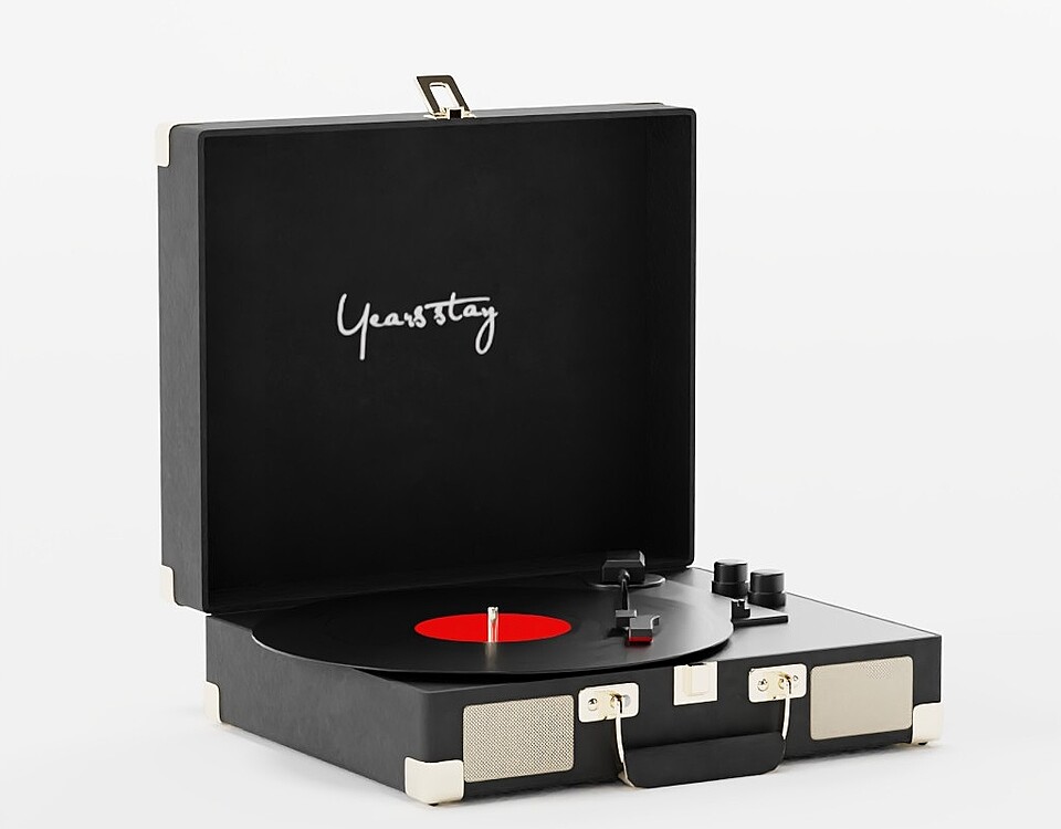 Bluetooth record turntable LP player