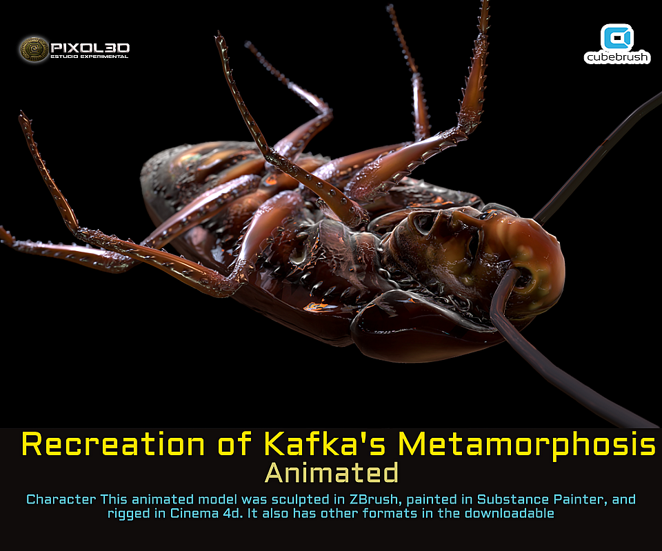 Recreation of Kafkas Metamorphosis