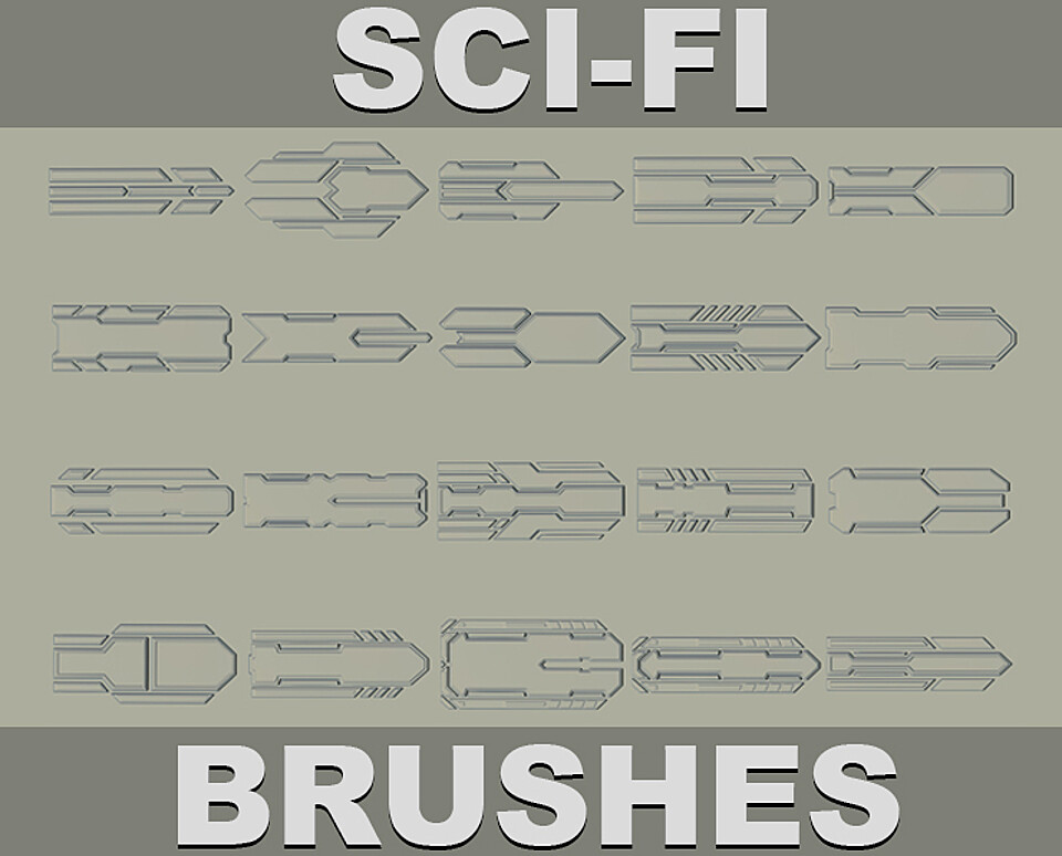 20 SCI-FI VDM and IMM Brushes Vol. 2