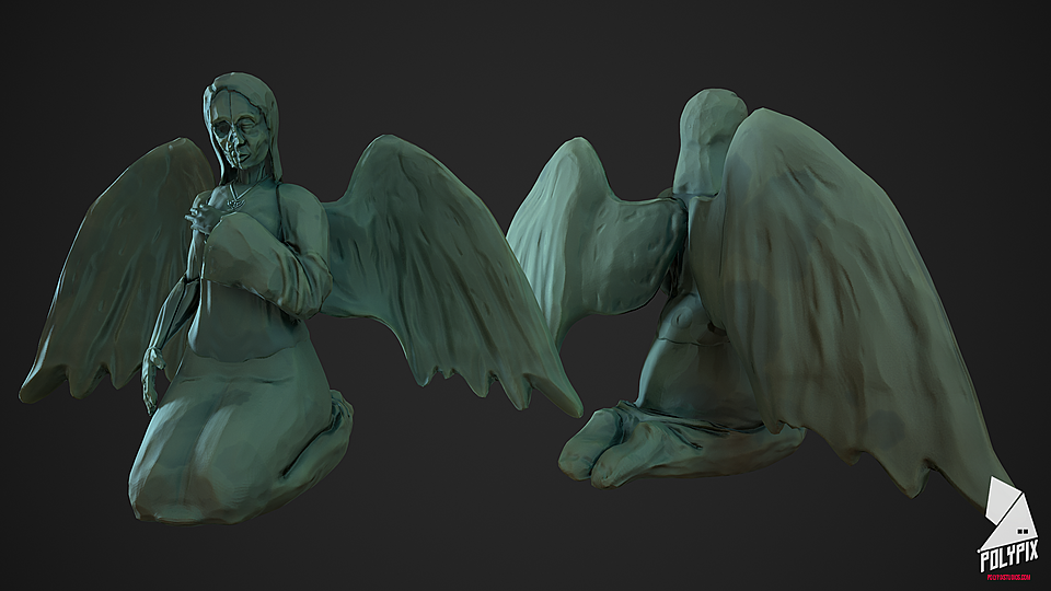 Purgatory Angel Statue