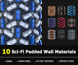 Acoustic Foam PRO - Procedural PBR Material