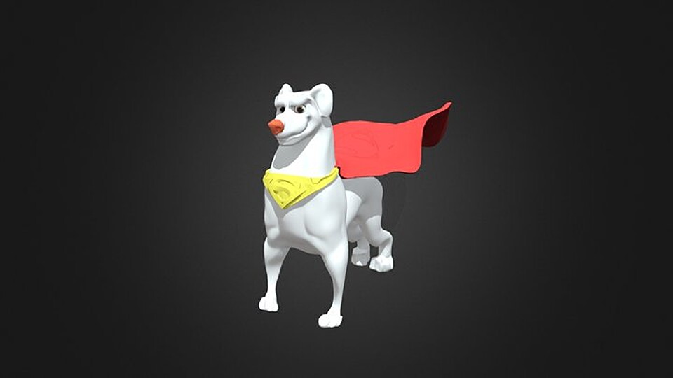 Krypto the Superdog model 3D model