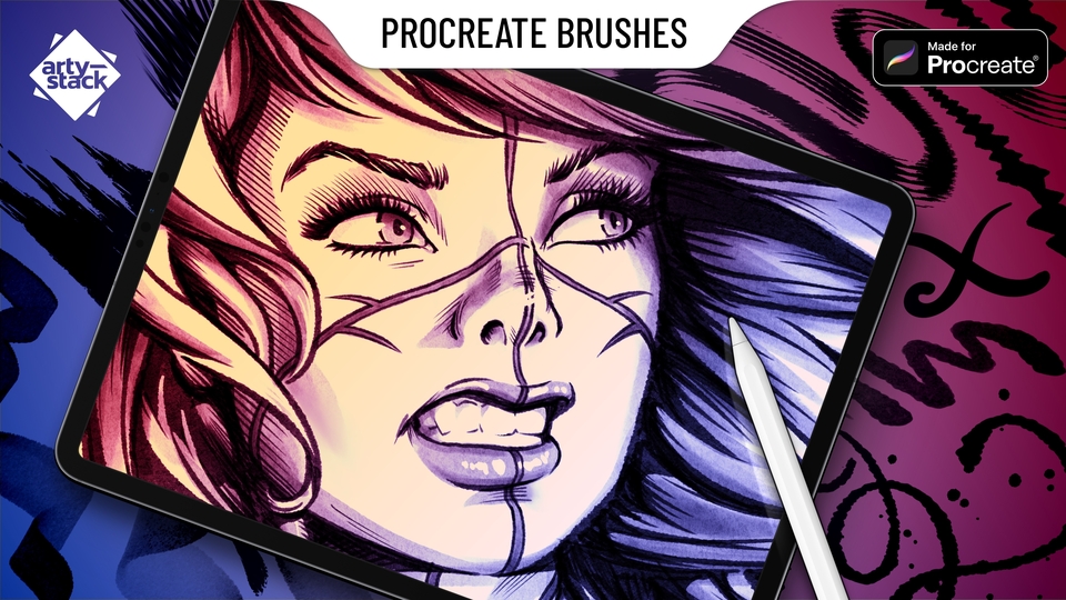Line Art – Procreate Brushes