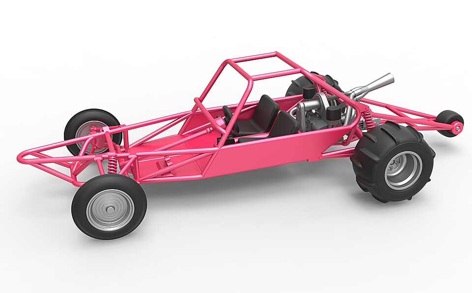 Old school Sand Rail buggy Version 2 Scale 1:25