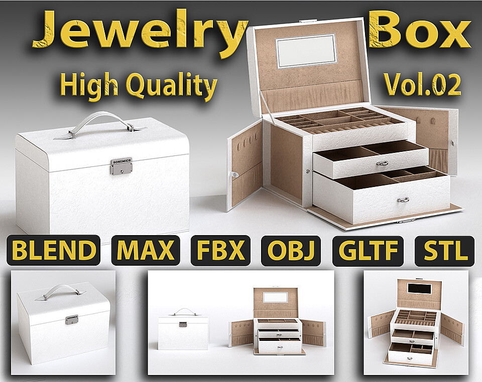 SONGMICS Jewelry Box