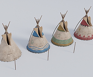 Native American village