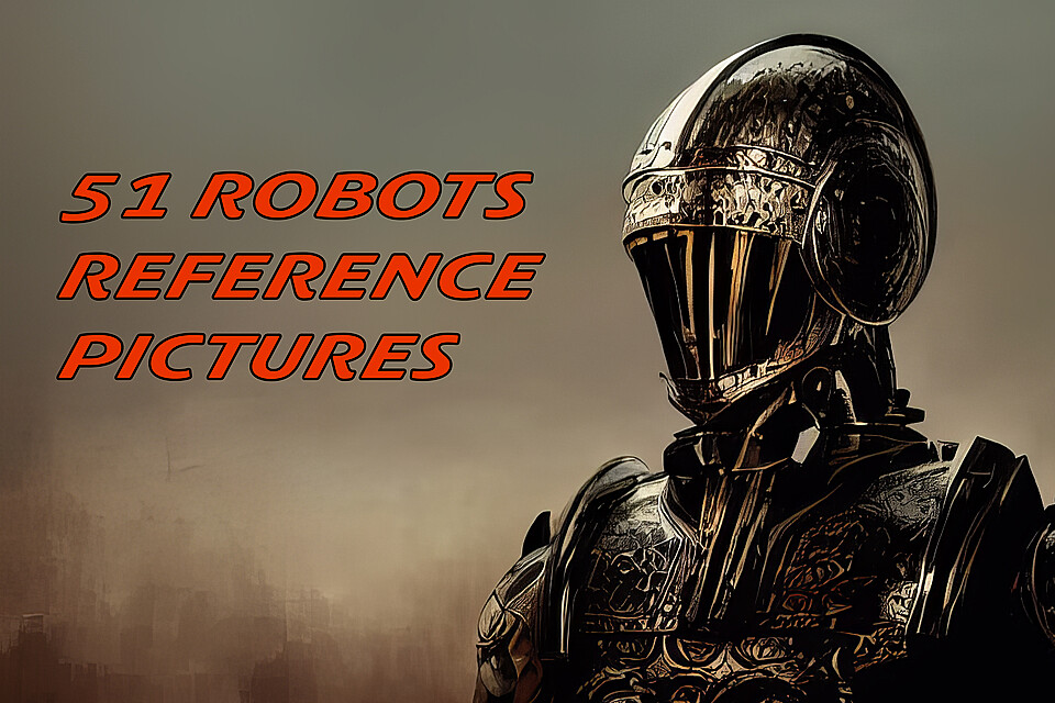 51 Robots 2D Characters