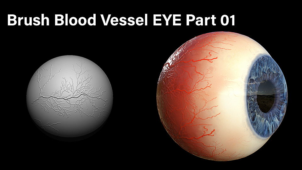 01 Brush Blood Vessel EYE Part 01