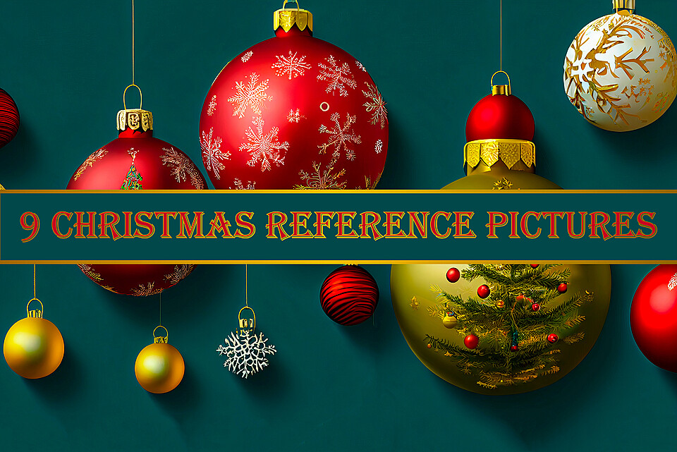 9 Christmas Decorations Reference Pictures