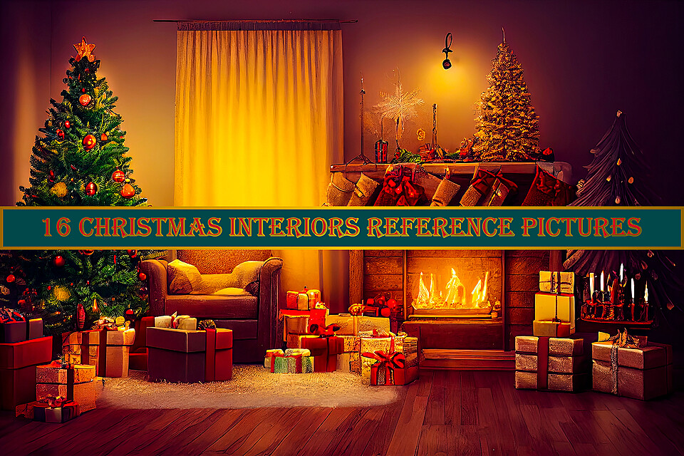 16 Christmas Interiors Reference Pictures