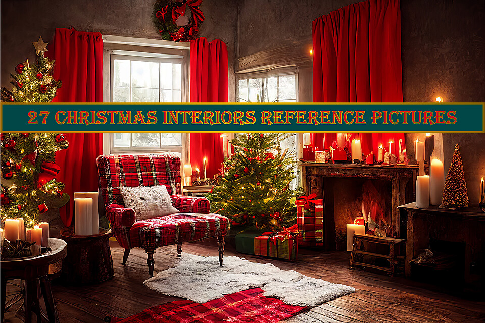 27 Christmas Interiors Reference Pictures