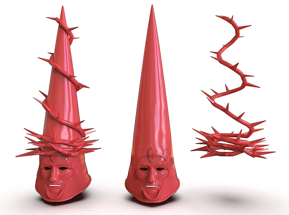 The Penitent One Helmet Blasphemous Stoic Mask