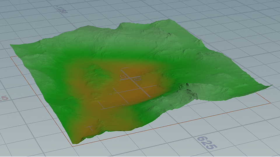 50 Terrain Base Meshes: Hills #1